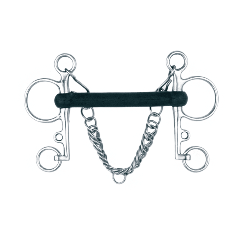 Pelham Rubber Mullen Mouth Bit – Tackshop